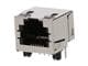 Right Angle Through Hole RJ11 Modular Connectors / Ethernet Connectors ...